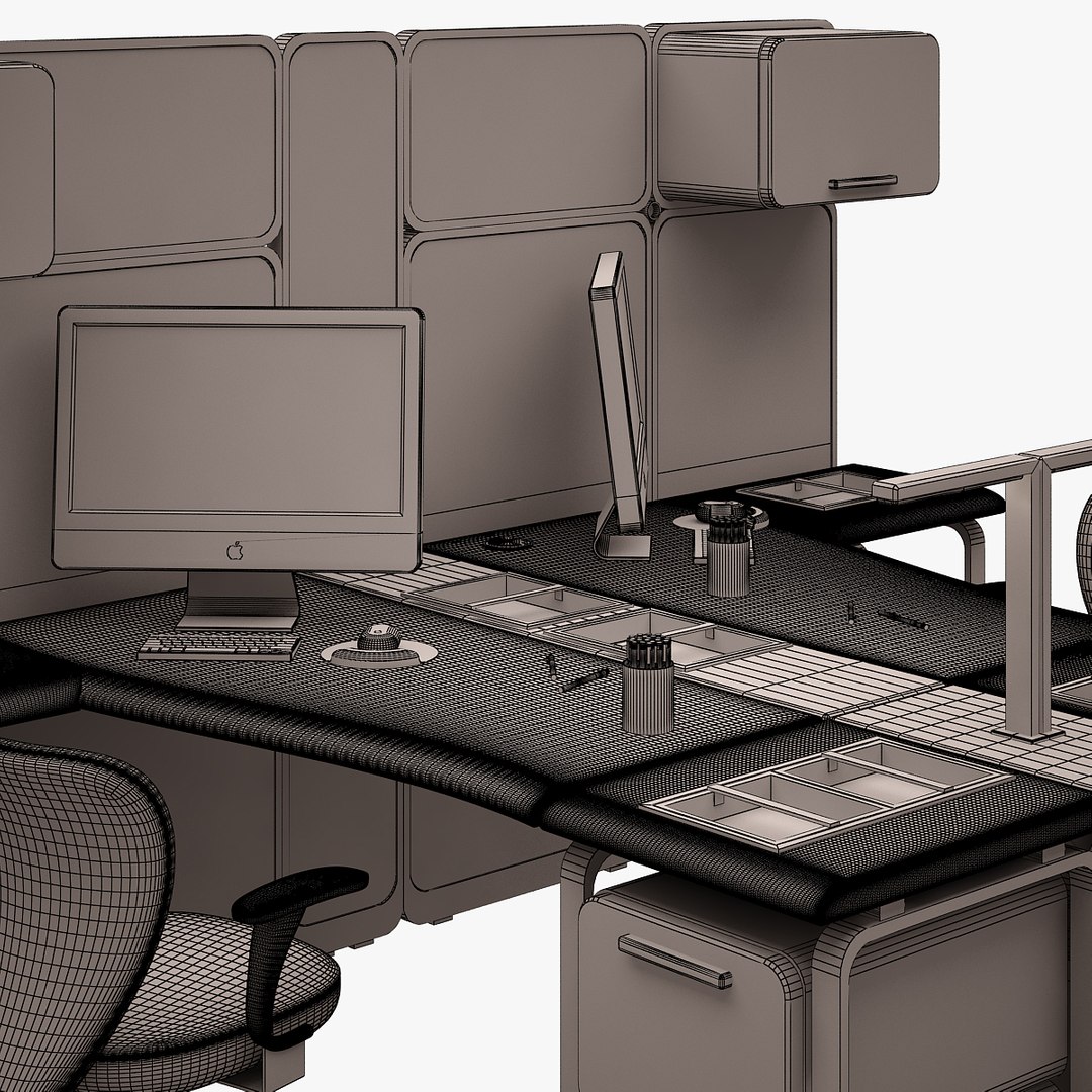3d Model Workstation Work