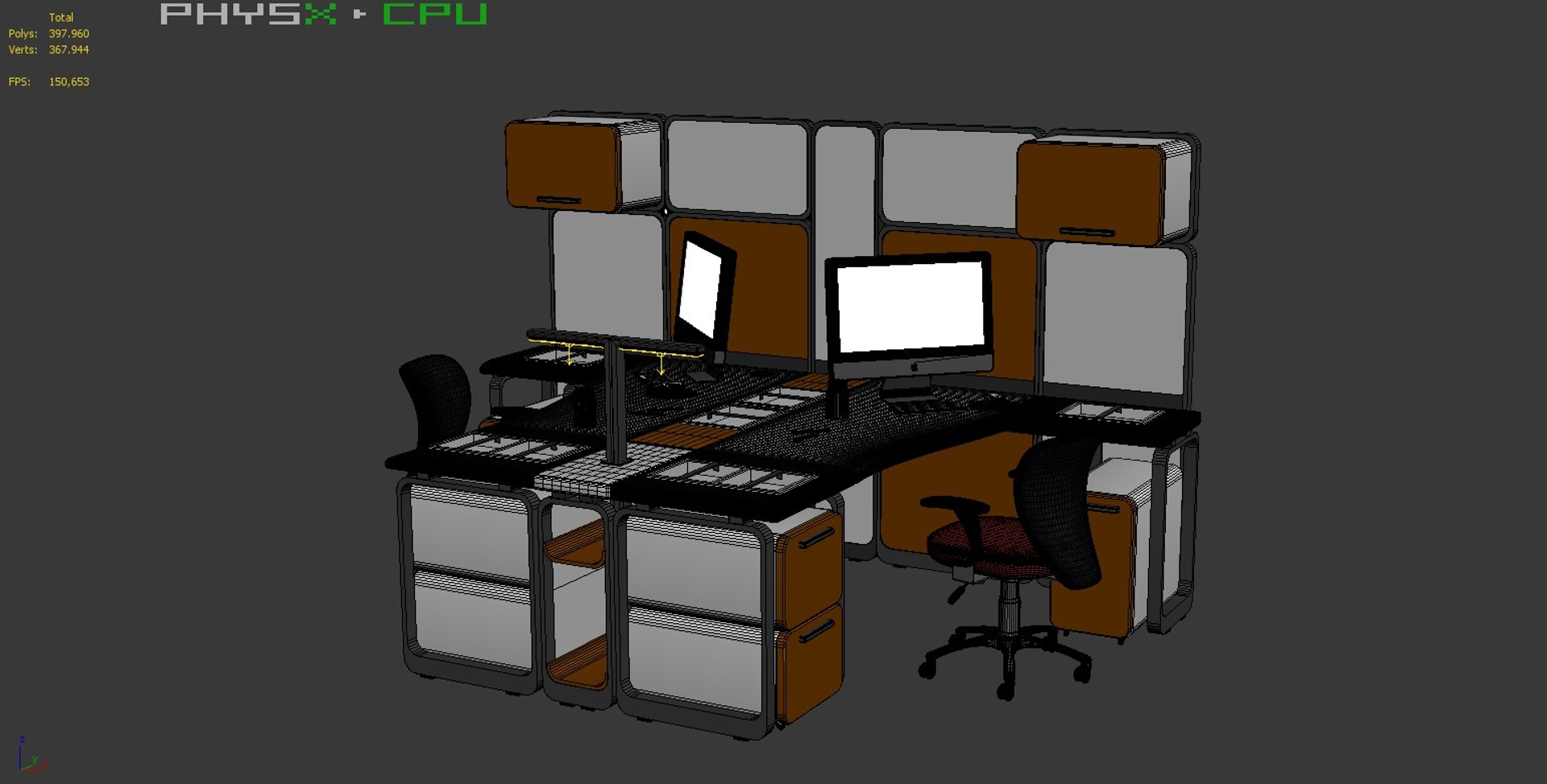 3d Model Workstation Work