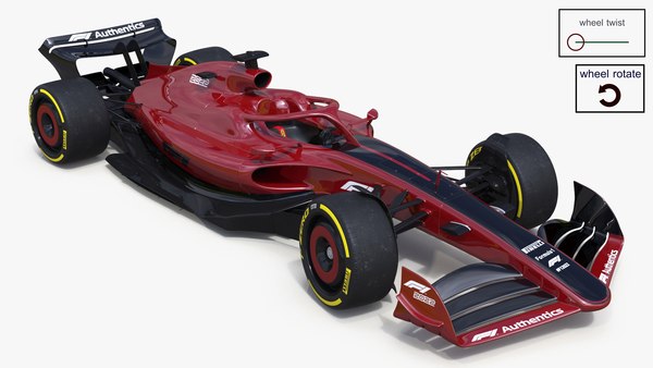 modelo 3d Fórmula 1 2022 con decoración roja - TurboSquid 2326928