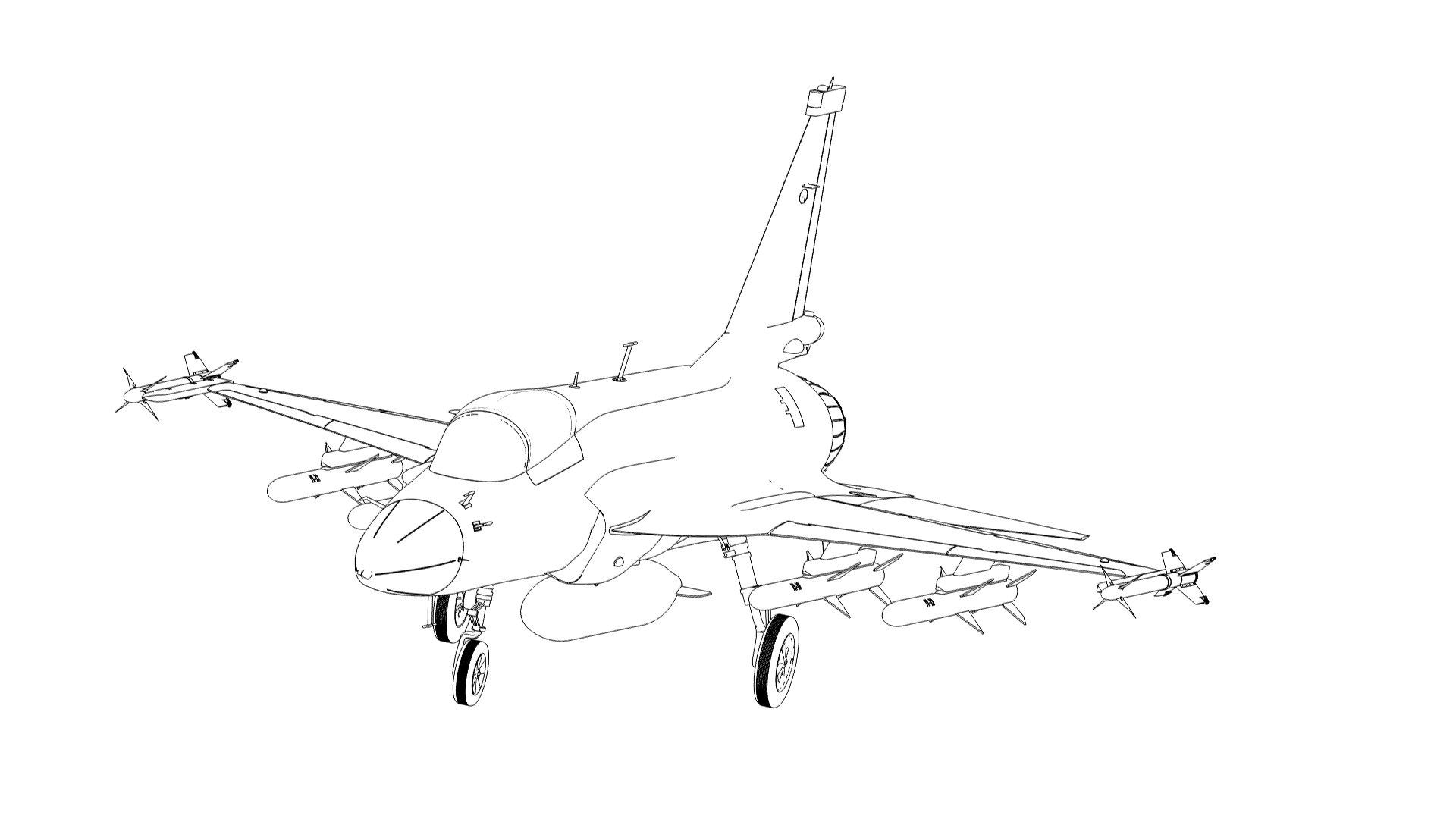 3D JF-17 Thunder model - TurboSquid 1986714