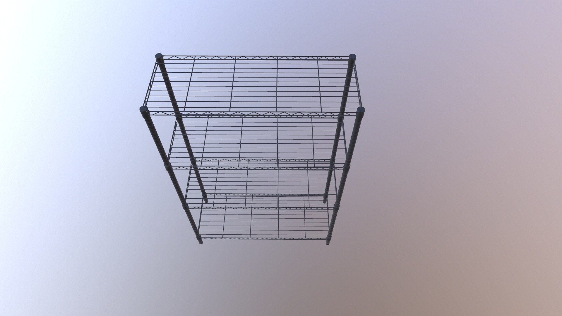 Wire Shelving 3D Model - TurboSquid 2127783
