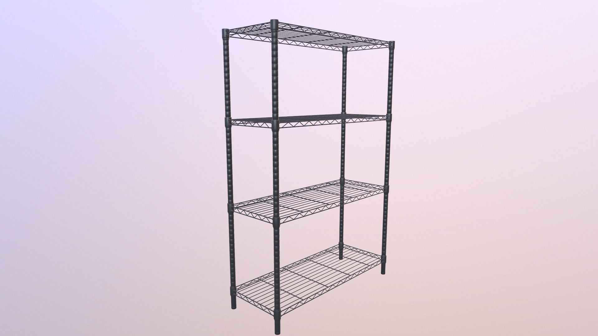 Wire Shelving 3D Model - TurboSquid 2127783