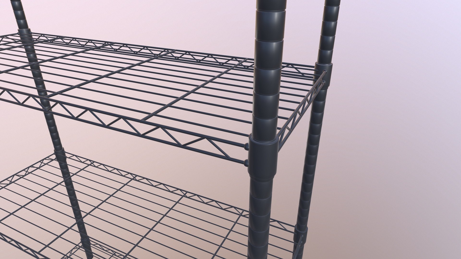 Wire Shelving 3D Model - TurboSquid 2127783
