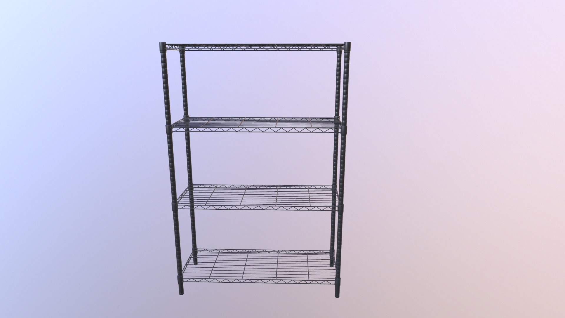 Wire Shelving 3D Model - TurboSquid 2127783