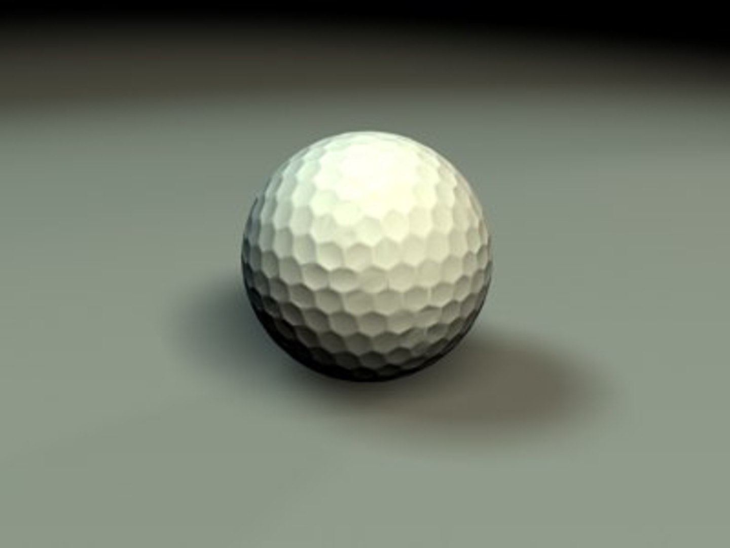 3d golfball simple