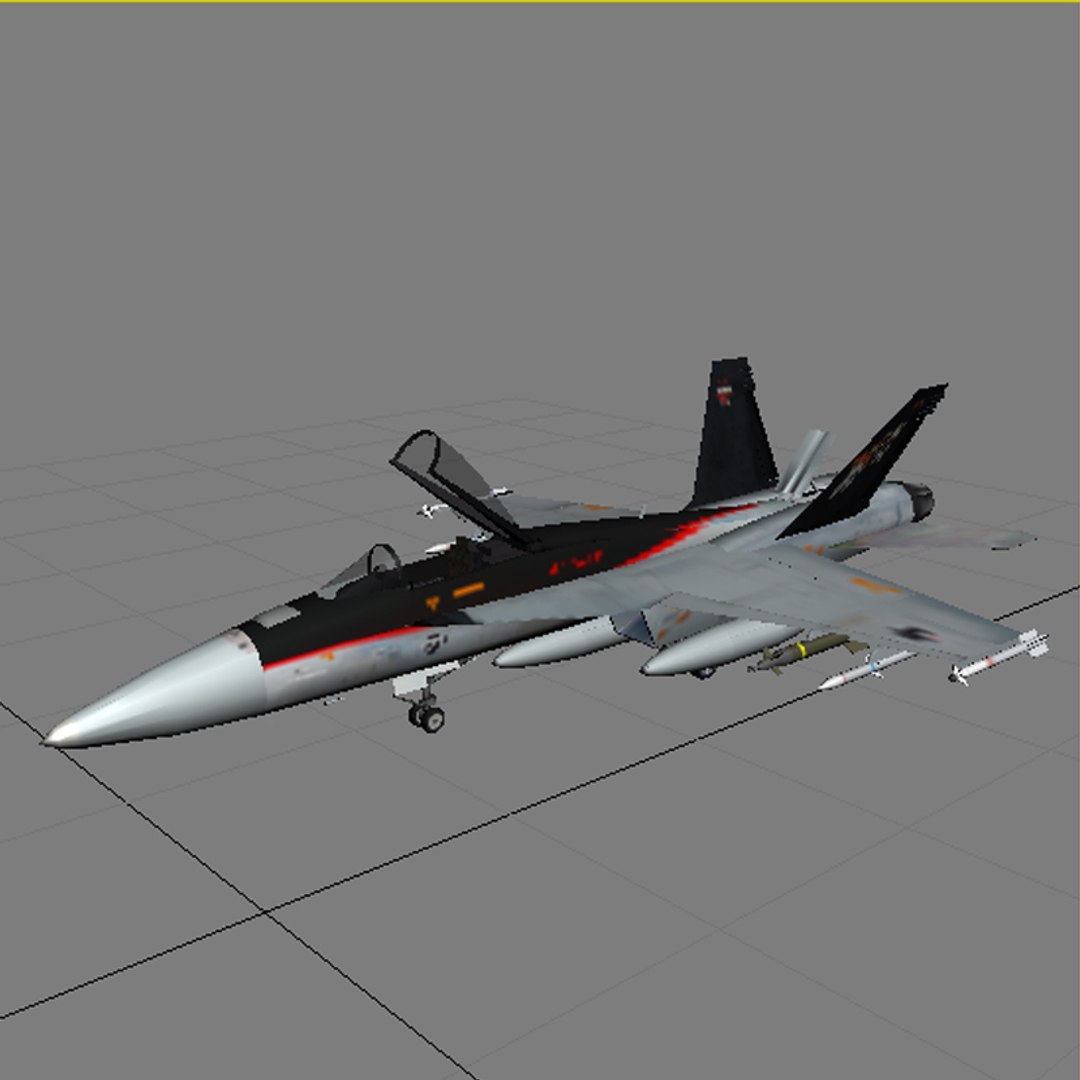 3D F-18 Super Hornet Model - TurboSquid 1916465