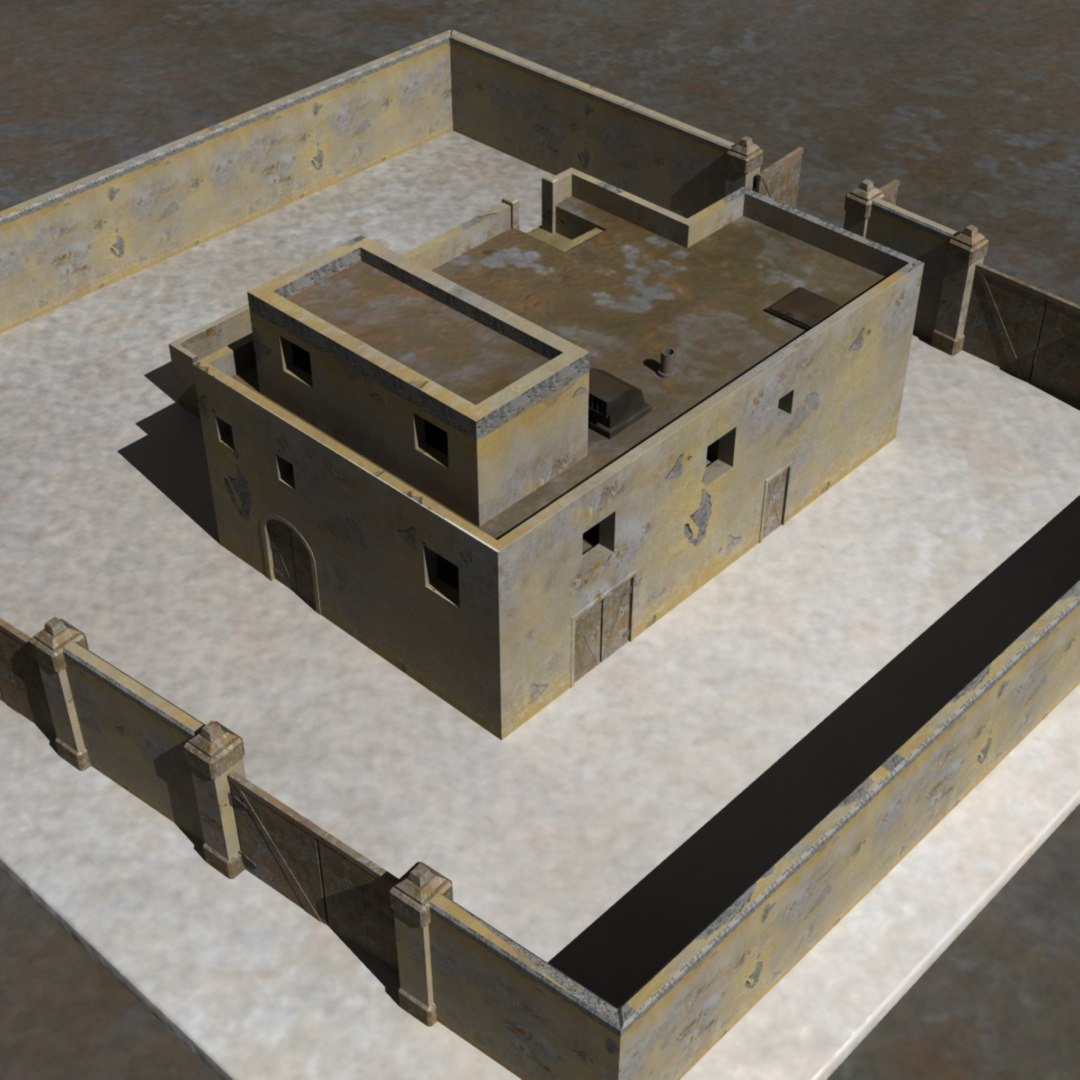 3d arab house model