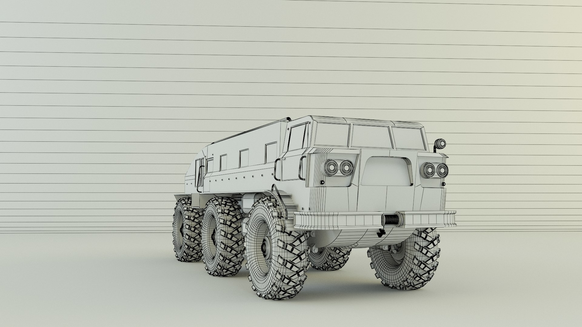 ZIL E167 Military Vehicle 3D Model - TurboSquid 2316801