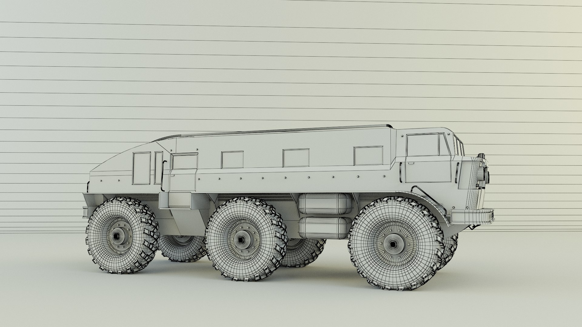 ZIL E167 Military Vehicle 3D Model - TurboSquid 2316801