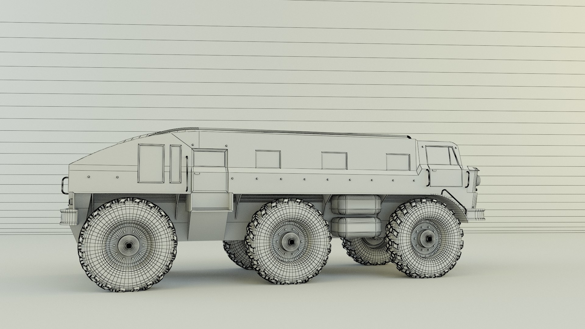 ZIL E167 Military Vehicle 3D Model - TurboSquid 2316801