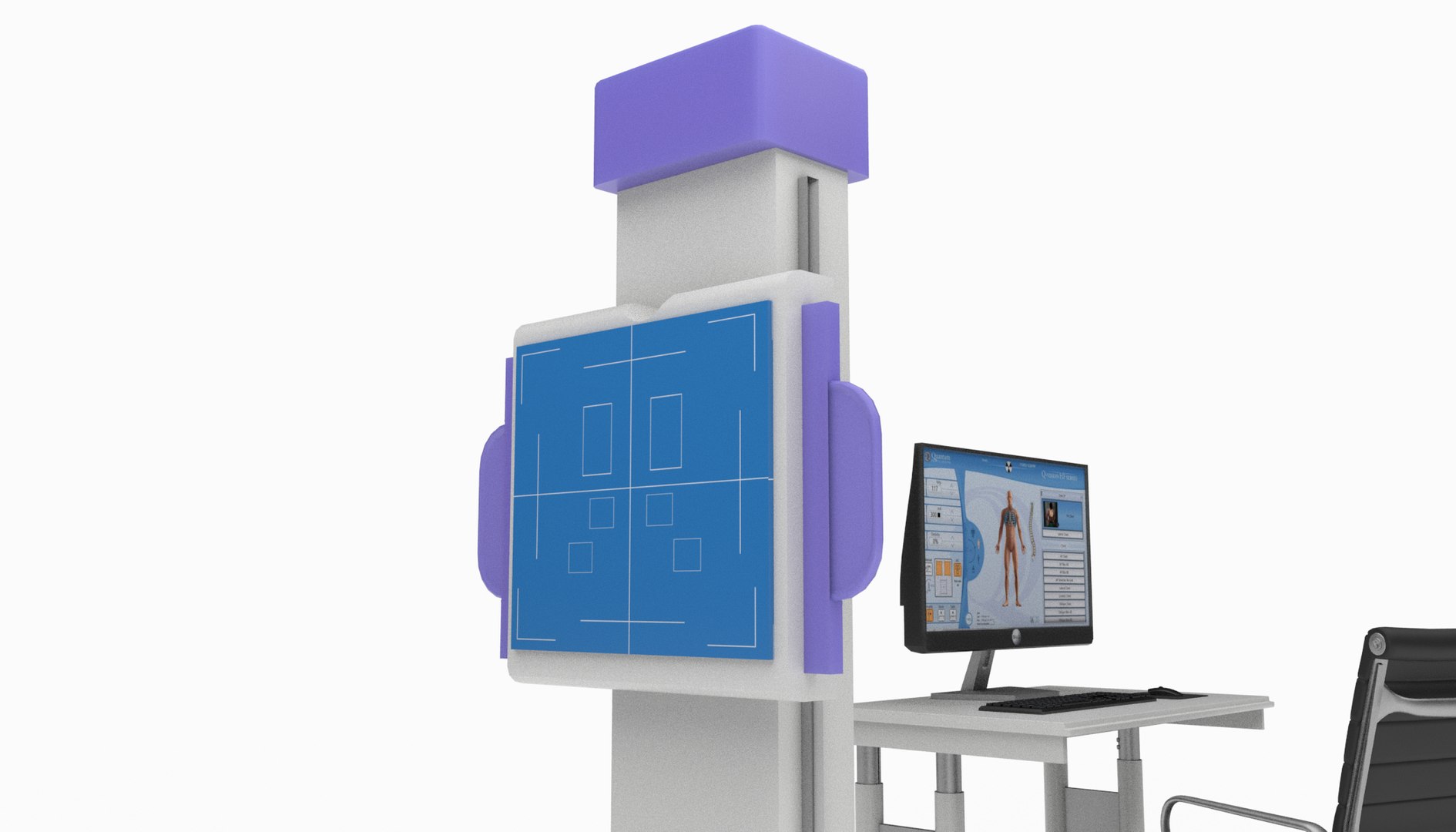 X-ray Machine 3D Model - TurboSquid 1346071