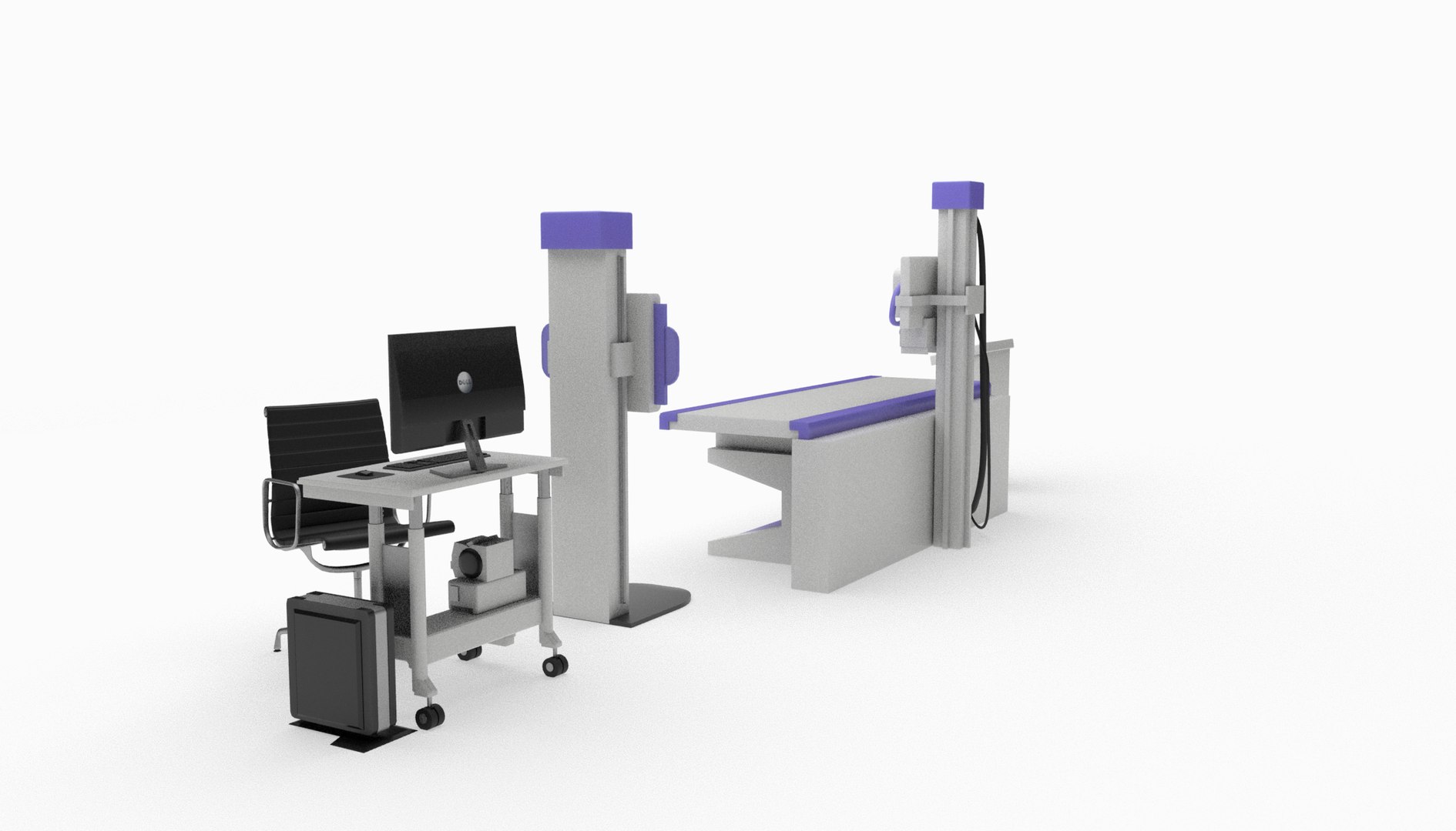 X-ray Machine 3D Model - TurboSquid 1346071