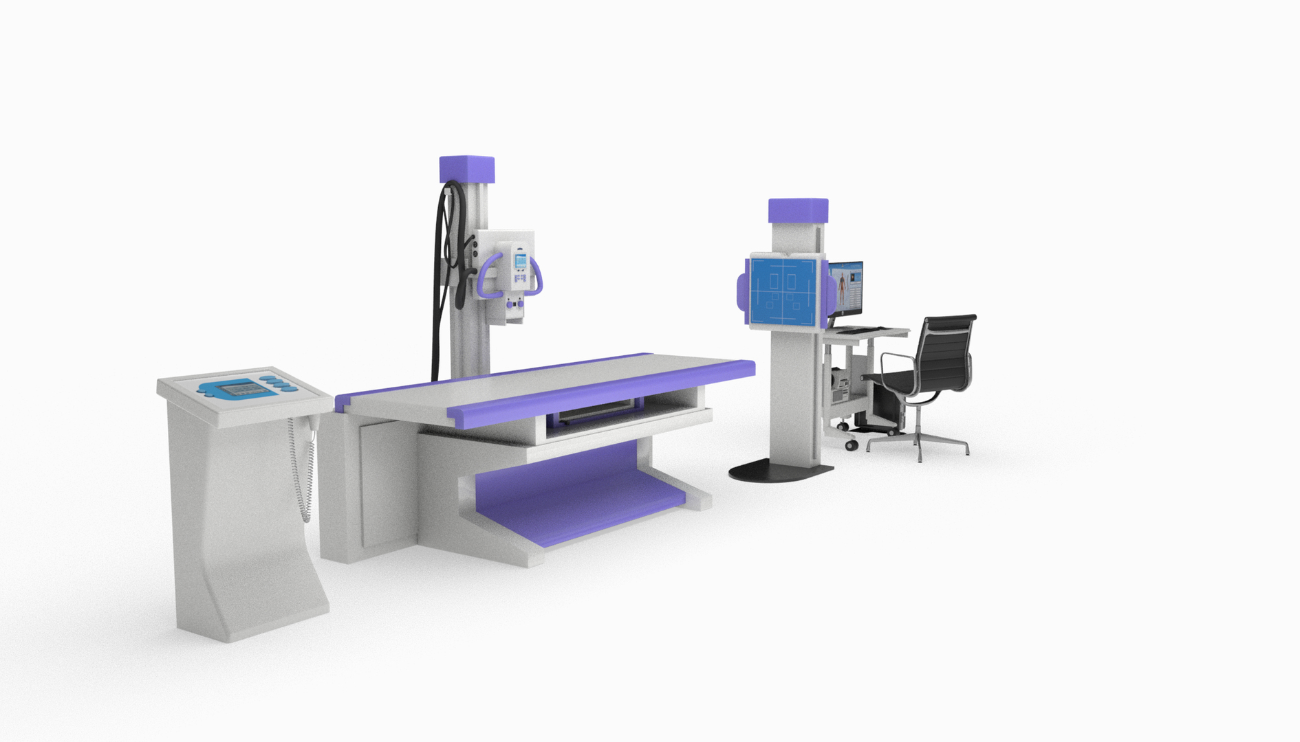 Máquina de raio-x Modelo 3D - TurboSquid 1346071