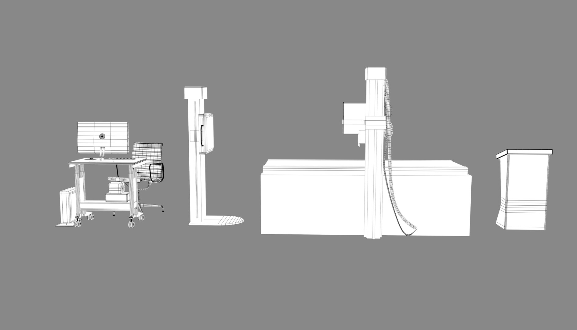 X-ray Machine 3D Model - TurboSquid 1346071