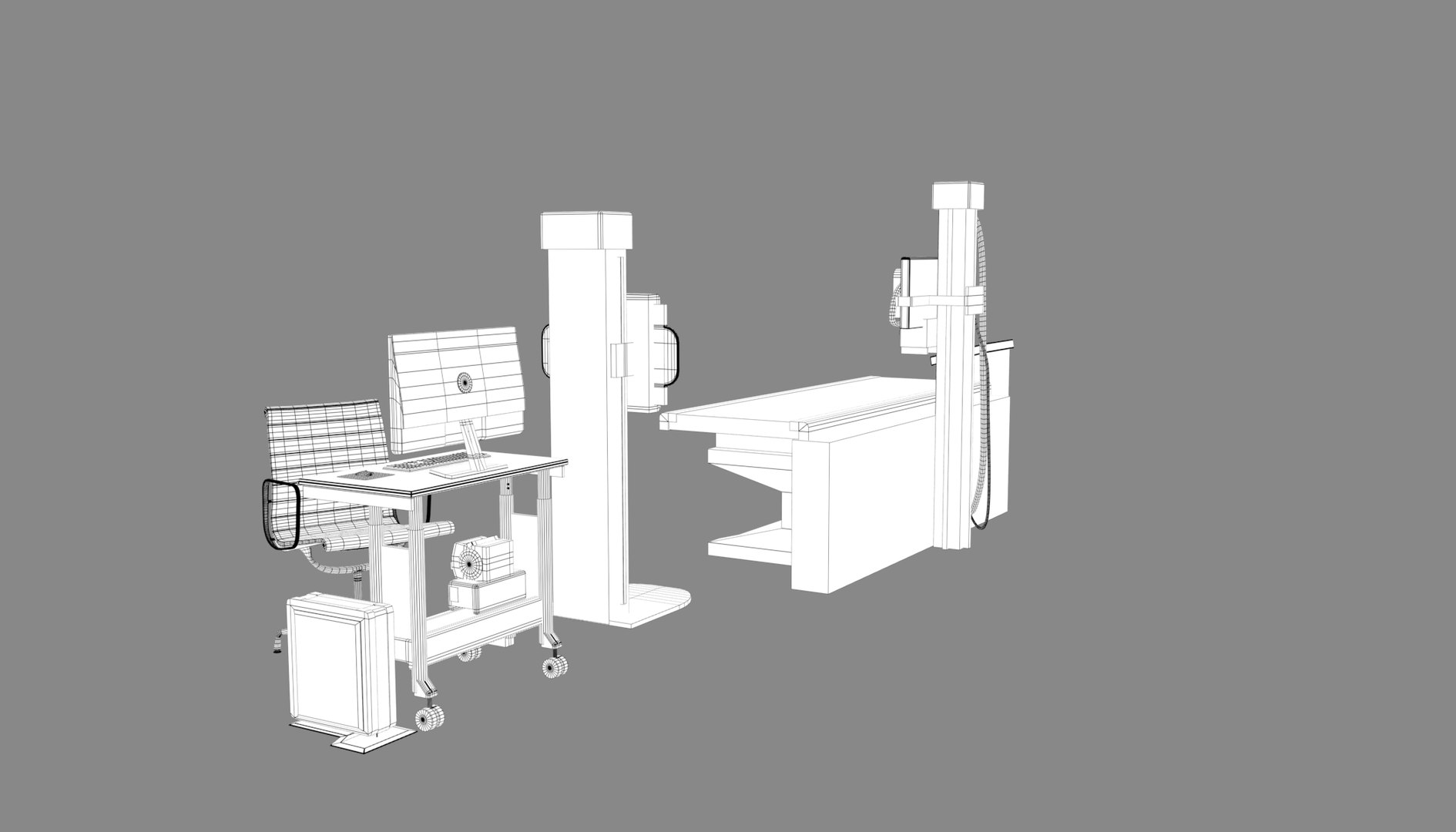 X-ray Machine 3D Model - TurboSquid 1346071