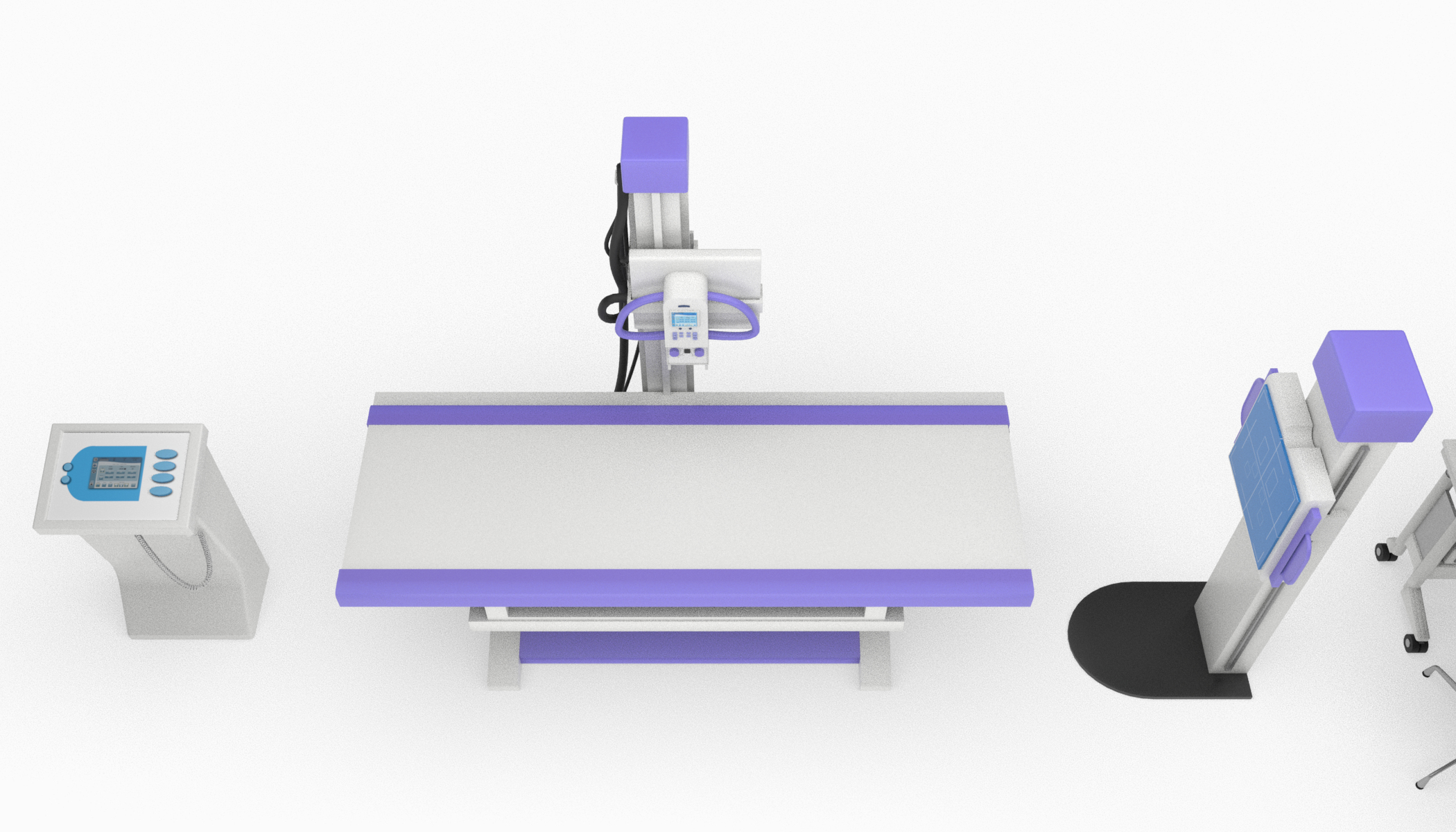 X-ray machine 3D model - TurboSquid 1346071