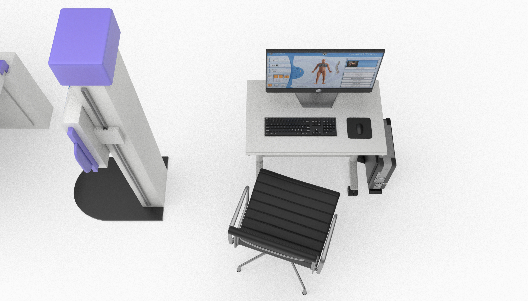 X-ray machine 3D model - TurboSquid 1346071