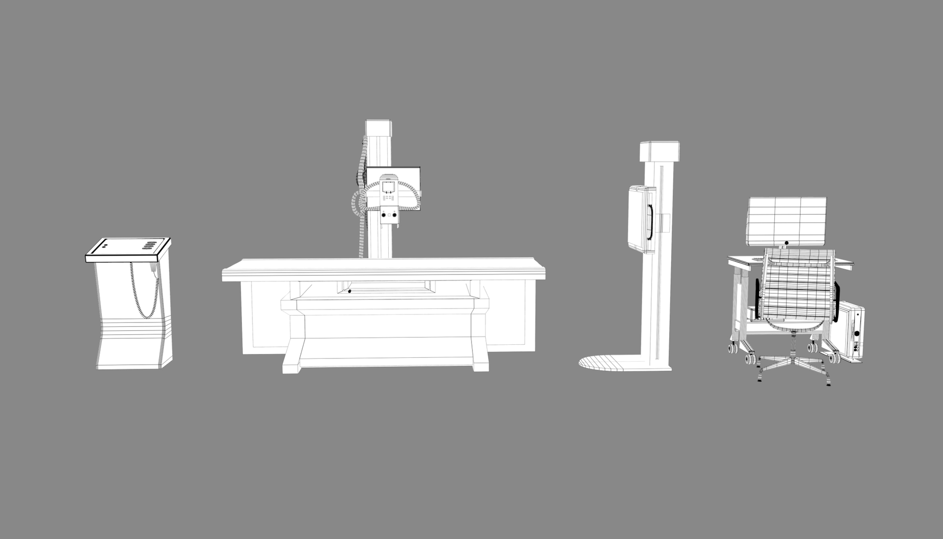 X-ray Machine 3D Model - TurboSquid 1346071