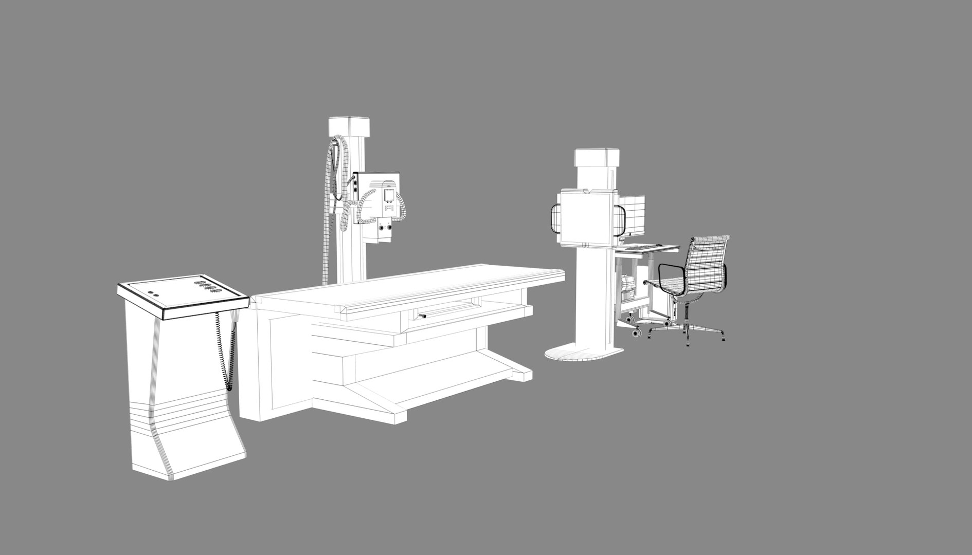 X-ray Machine 3D Model - TurboSquid 1346071