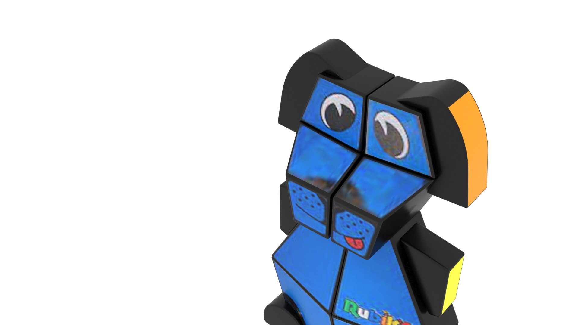 Dog Rubiks Cube 3D Model - TurboSquid 1805462