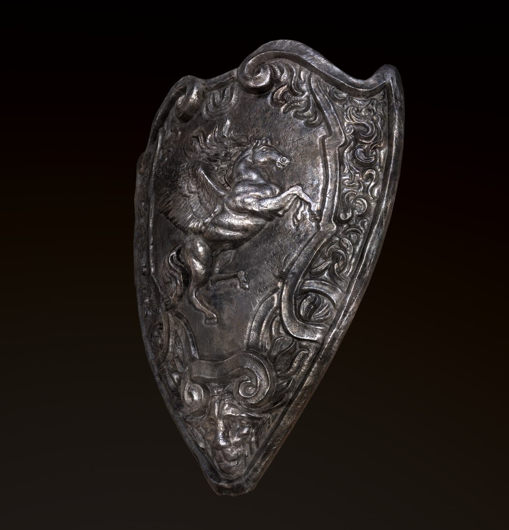 Free 3D Old Medieval Shield Model - TurboSquid 1579969