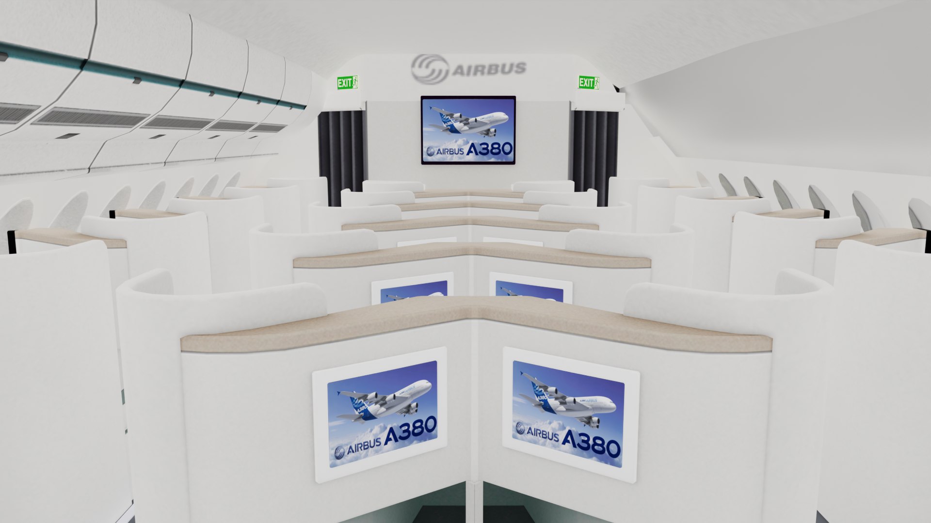 Airbus A380 3D Model Ultra Realistic 3D Model - TurboSquid 2420637