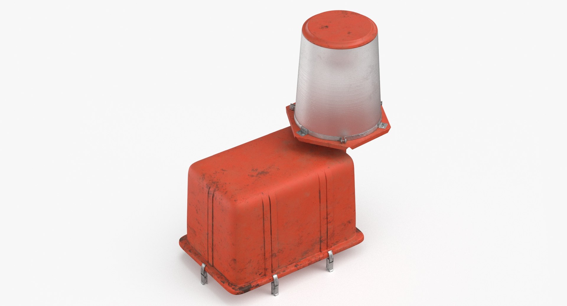 3D Model REIL Light Type 02 ON And OFF Clean And Dirty - TurboSquid 2237468