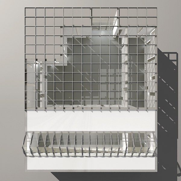 modern architecture 3ds