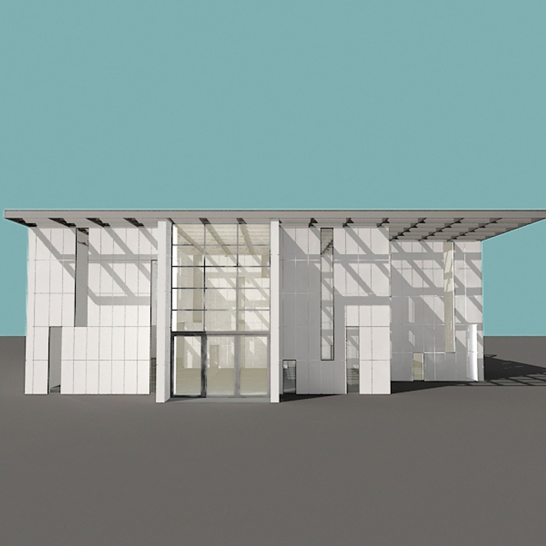 modern architecture 3ds