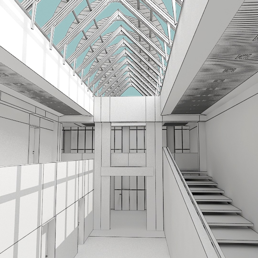 modern architecture 3ds