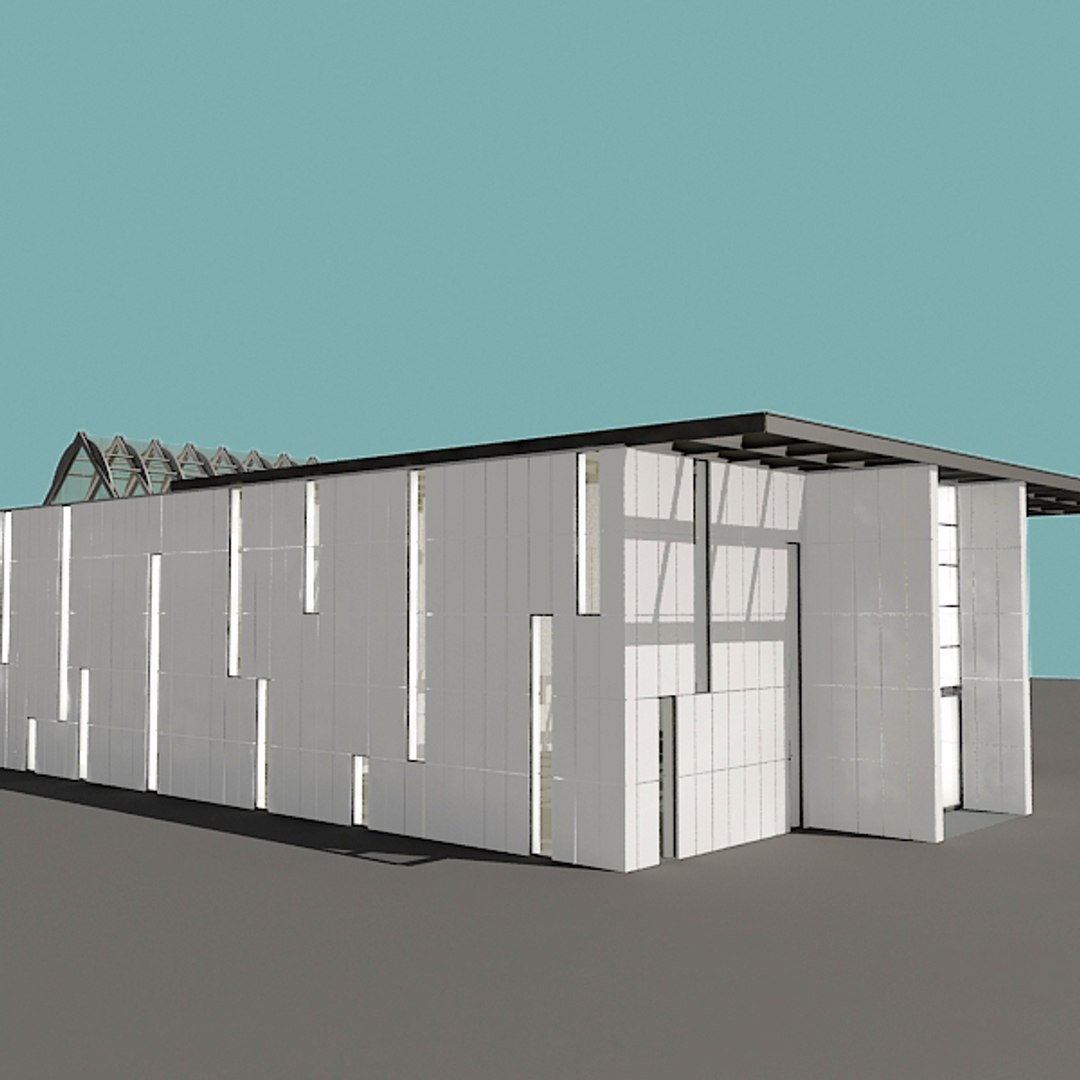 modern architecture 3ds