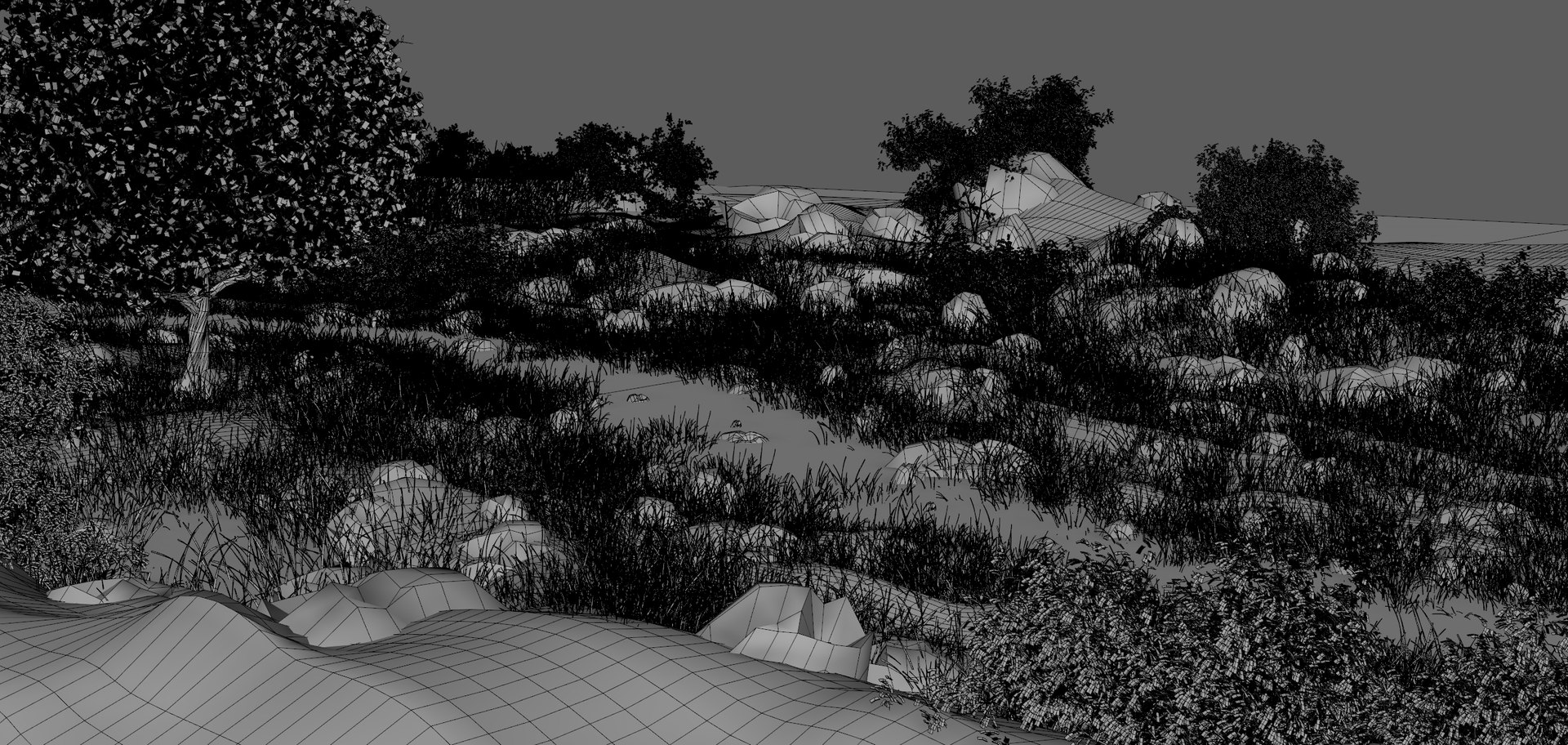 3D river meadow model - TurboSquid 1571177