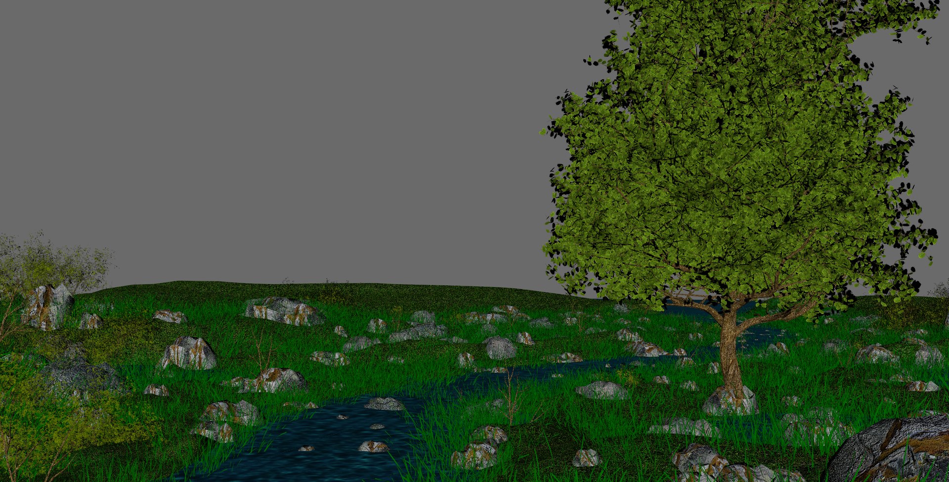 3D river meadow model - TurboSquid 1571177