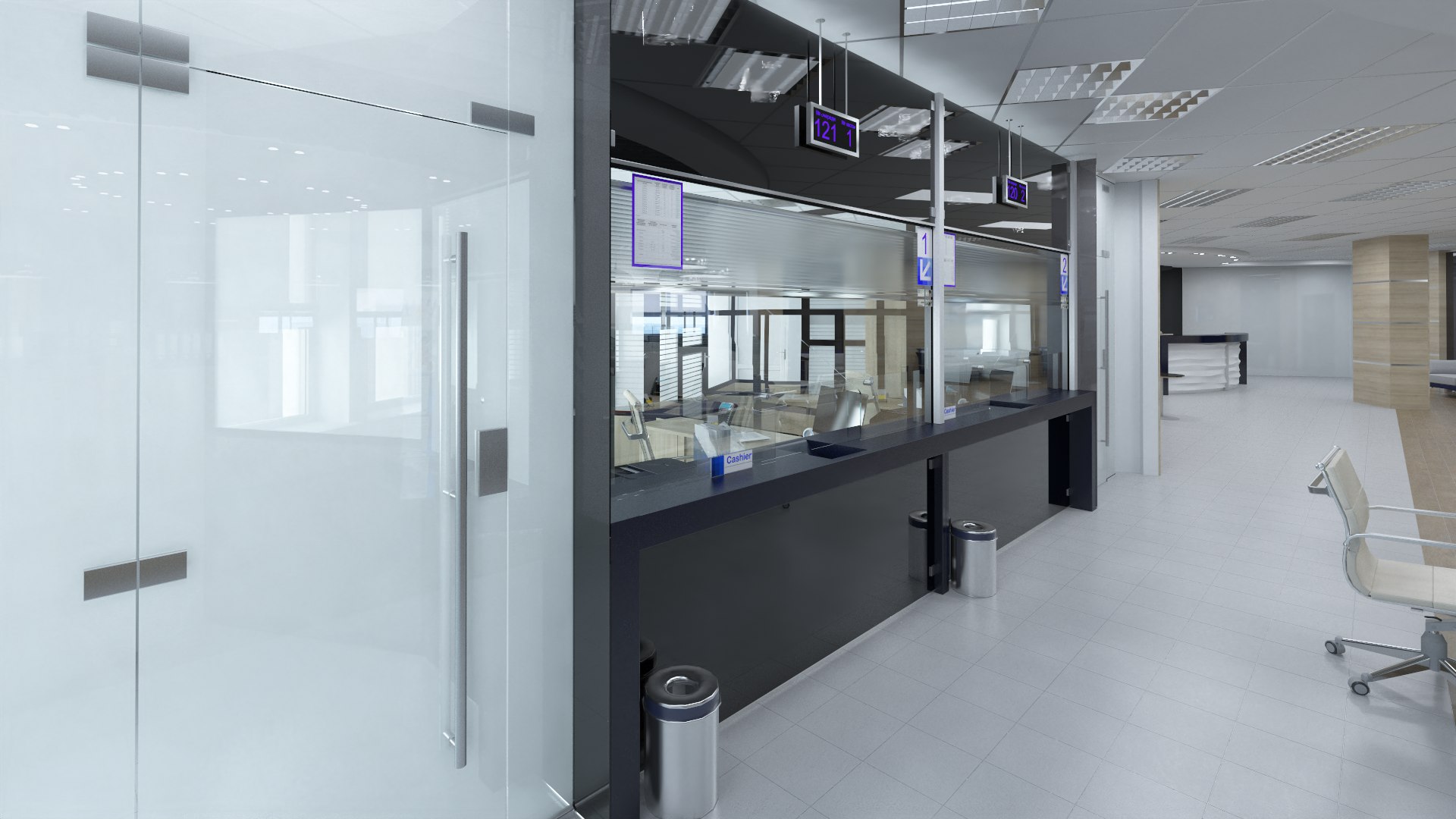 Bank Scene 2 Model - TurboSquid 2010582