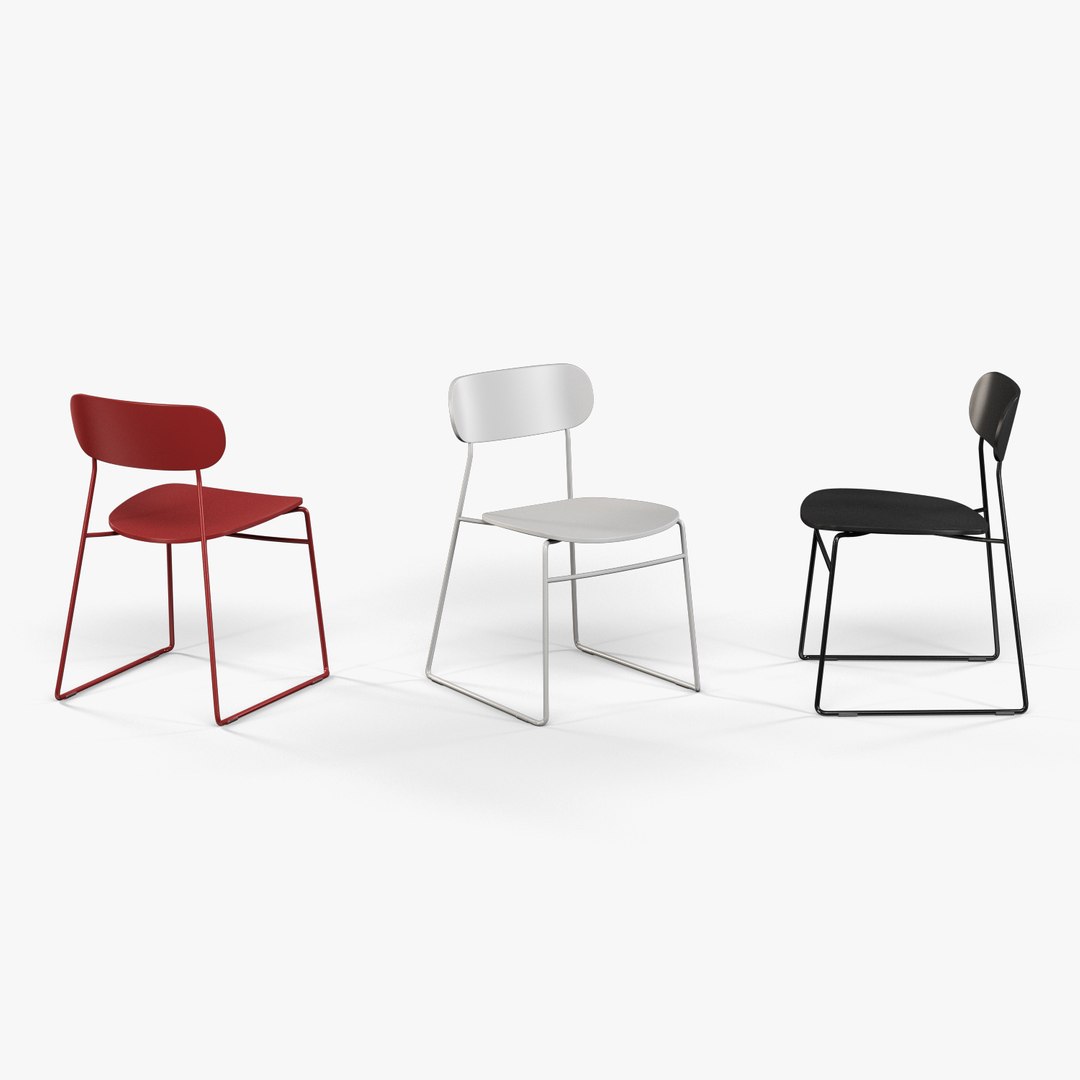 3ds max modus plc wire chair