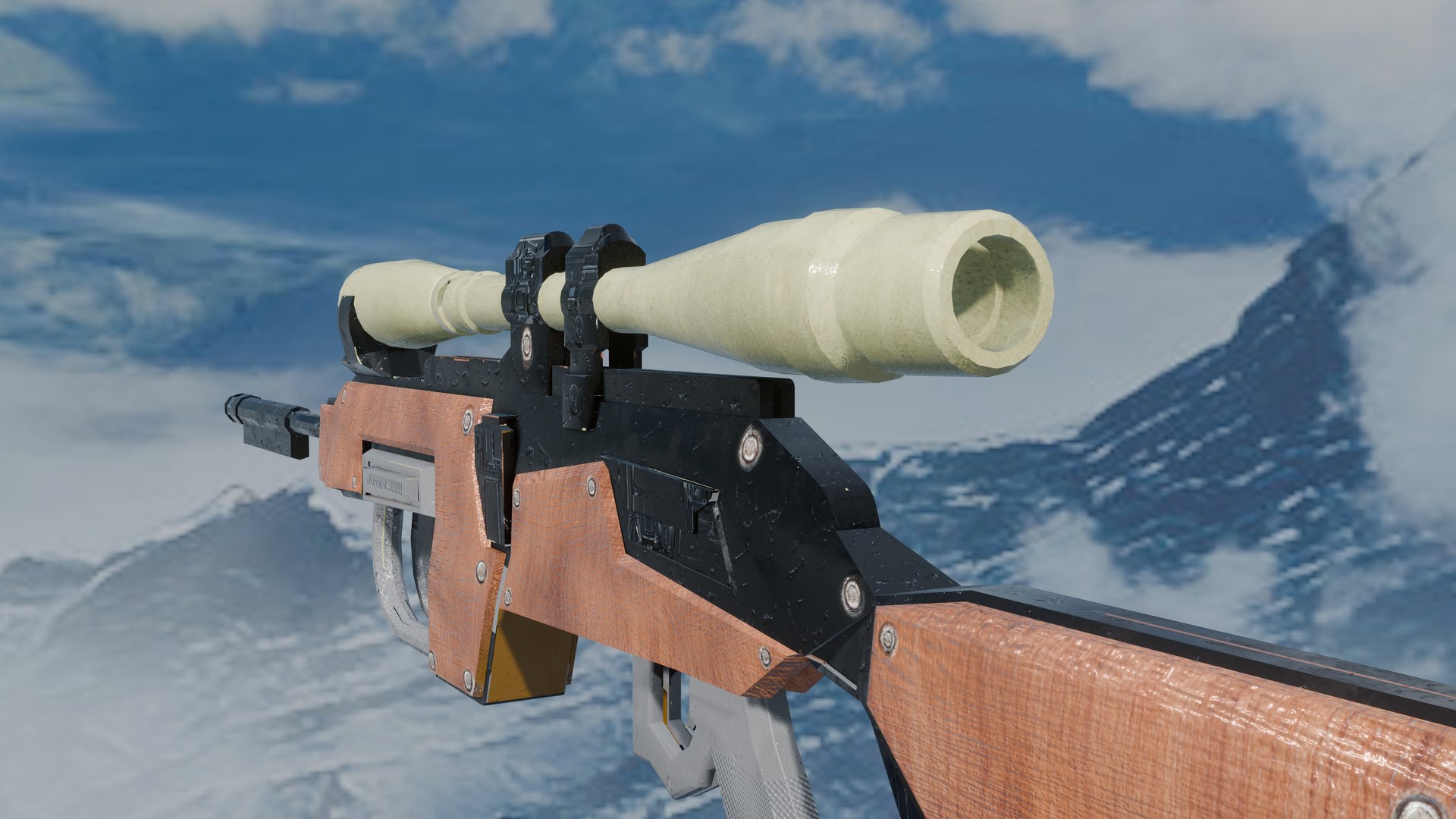 Free A Low-mid Poly Sniper Rifle 3D - TurboSquid 2190306