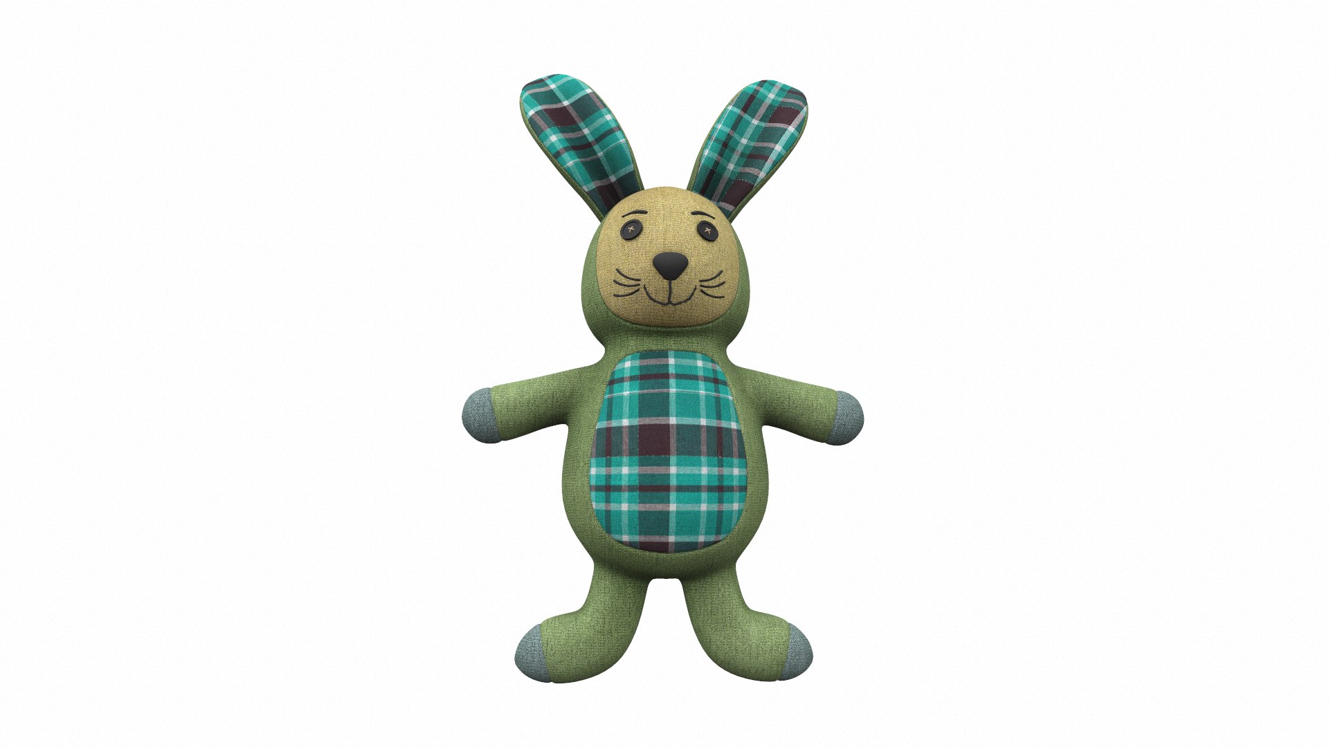 Plush Toy Bunny 5 3D Model - TurboSquid 2109541