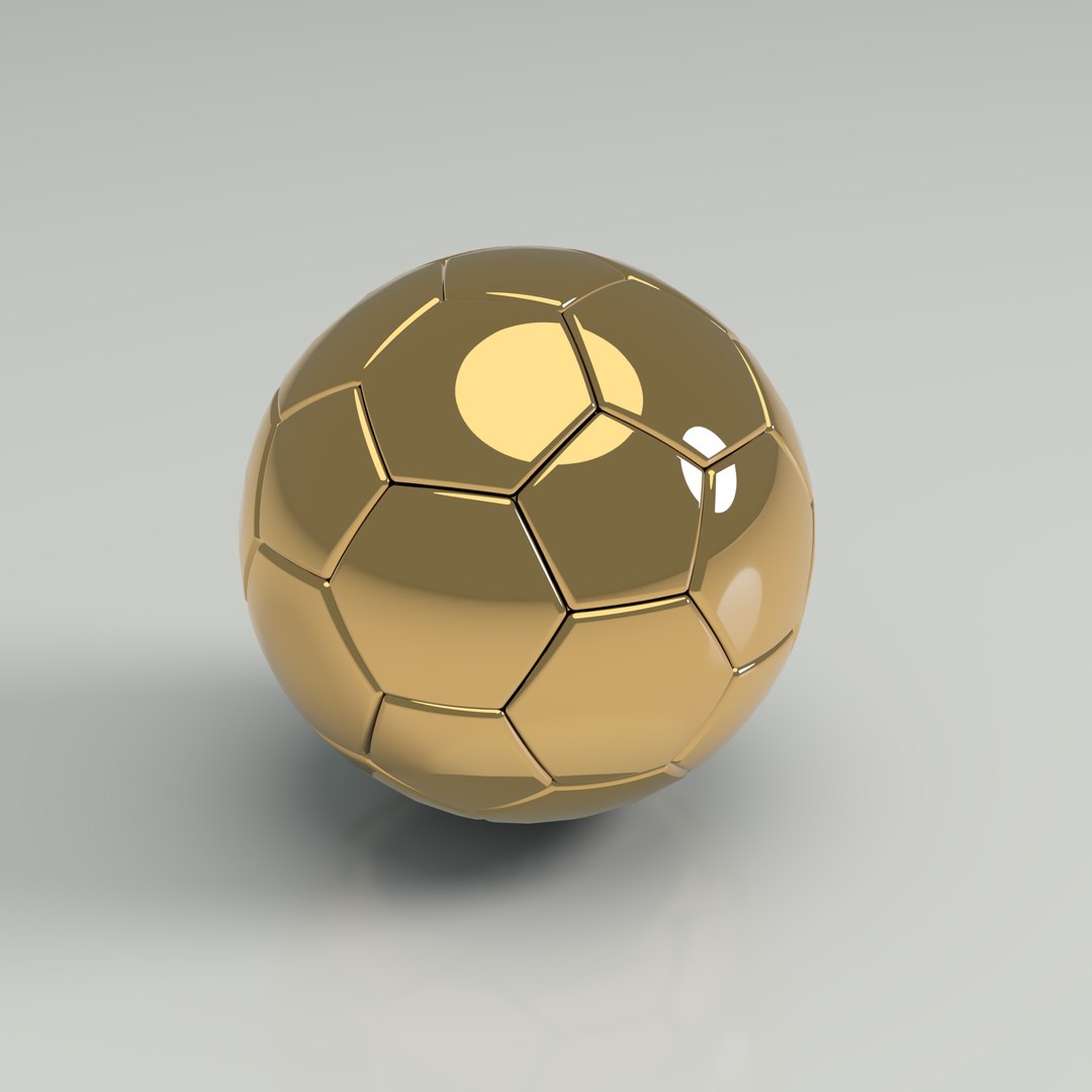 Golden Ball Model - TurboSquid 2042835