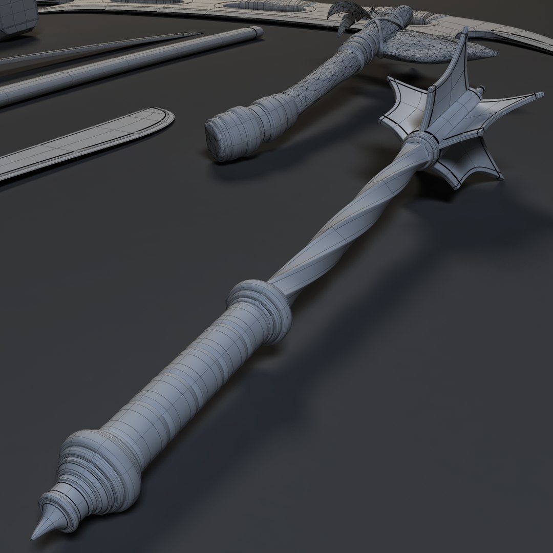 3dsmax Weapons Pack - Melee