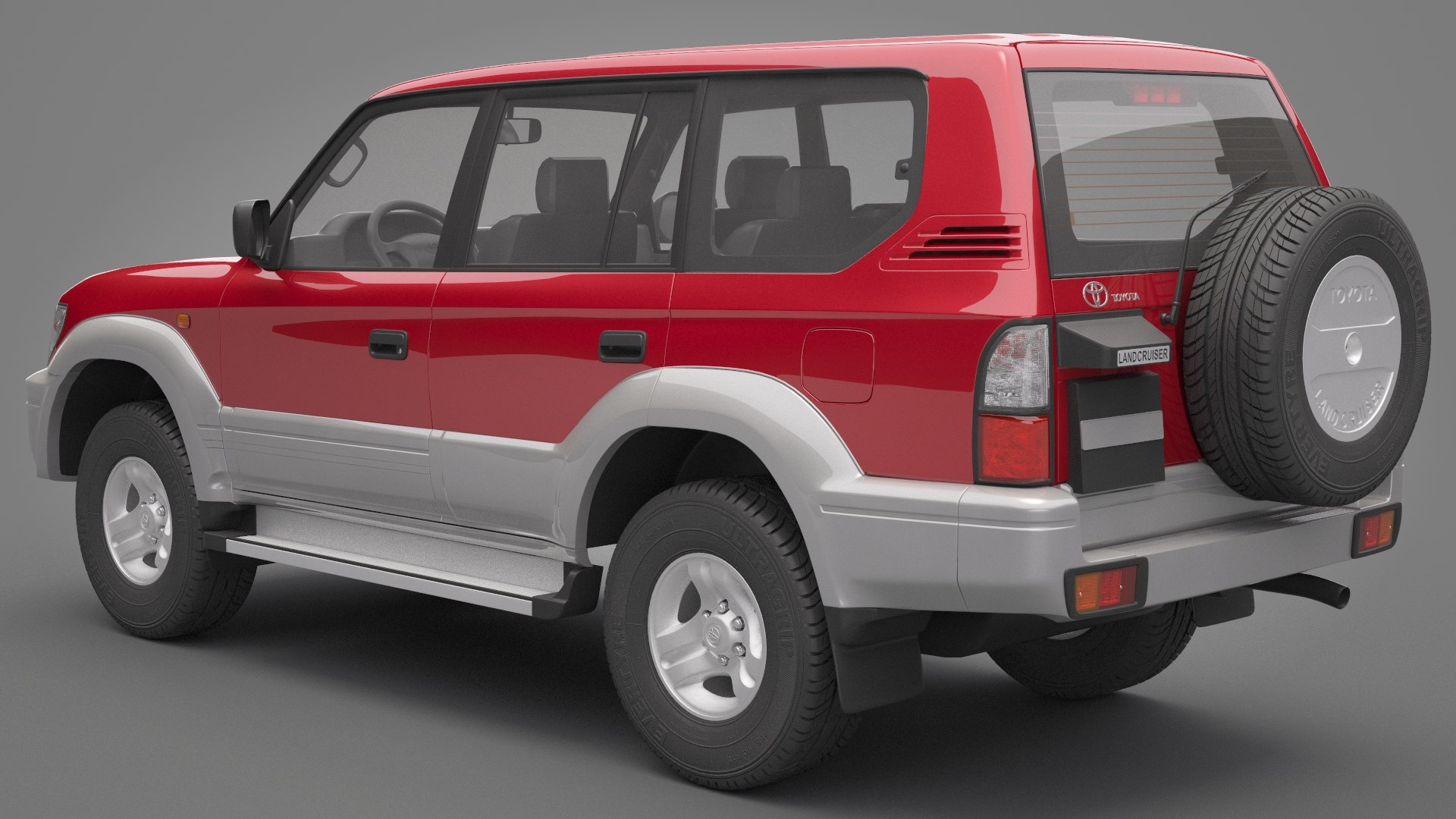 3D Toyota Land Cruiser Prado 1999 Model - TurboSquid 2415474