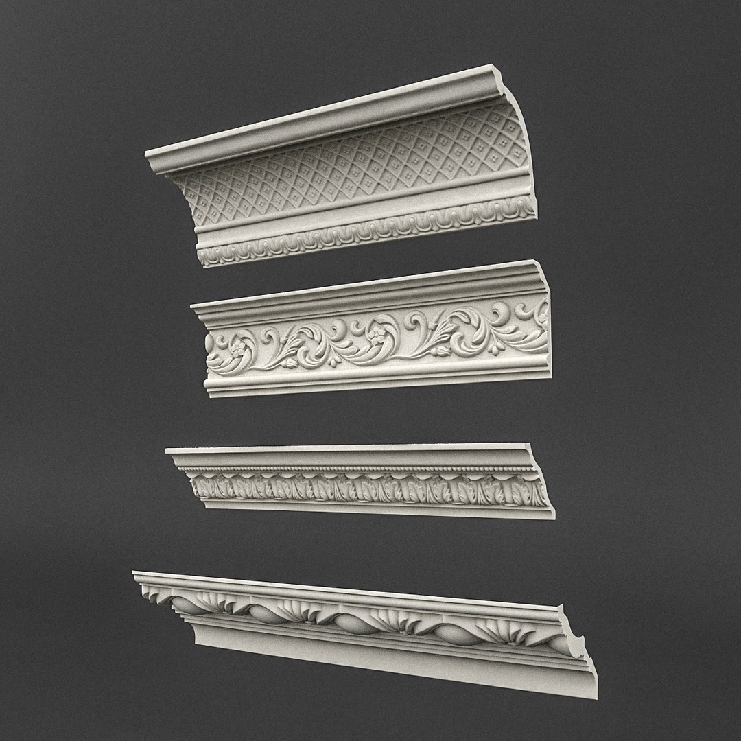 3D Classic Ceiling Pattern 05 Model - TurboSquid 1517151