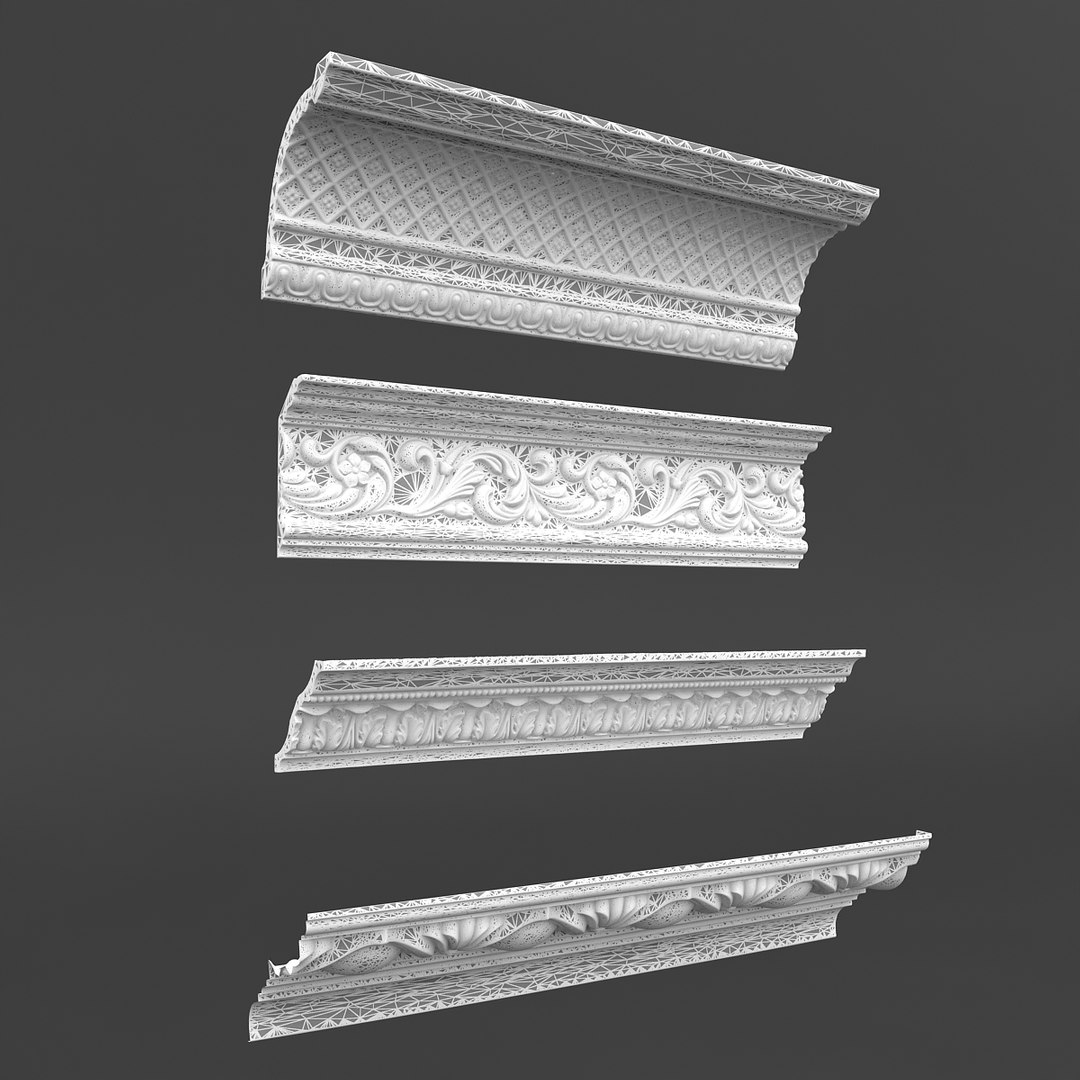 3D Classic Ceiling Pattern 05 Model - TurboSquid 1517151