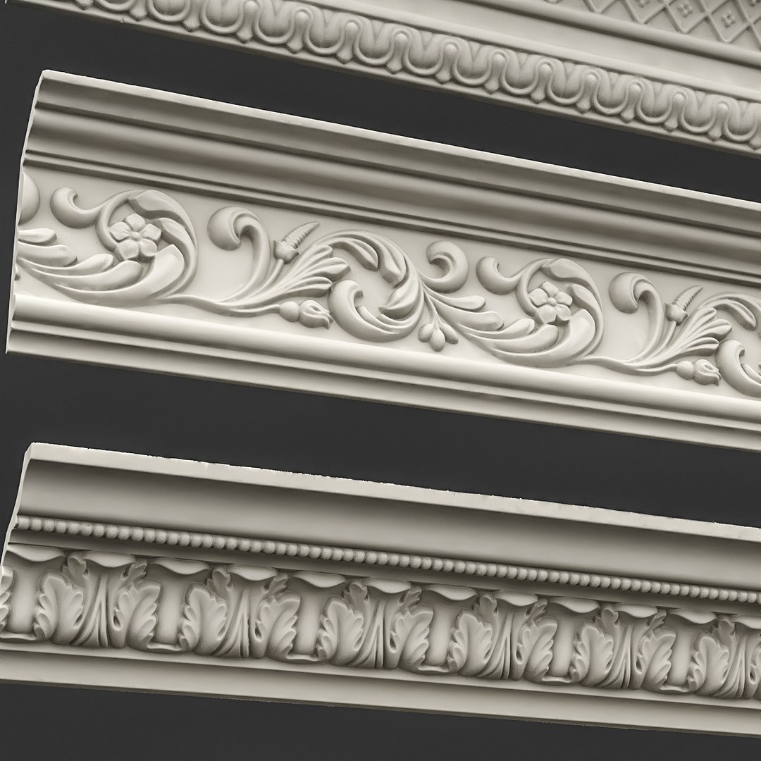 3D Classic Ceiling Pattern 05 Model - TurboSquid 1517151