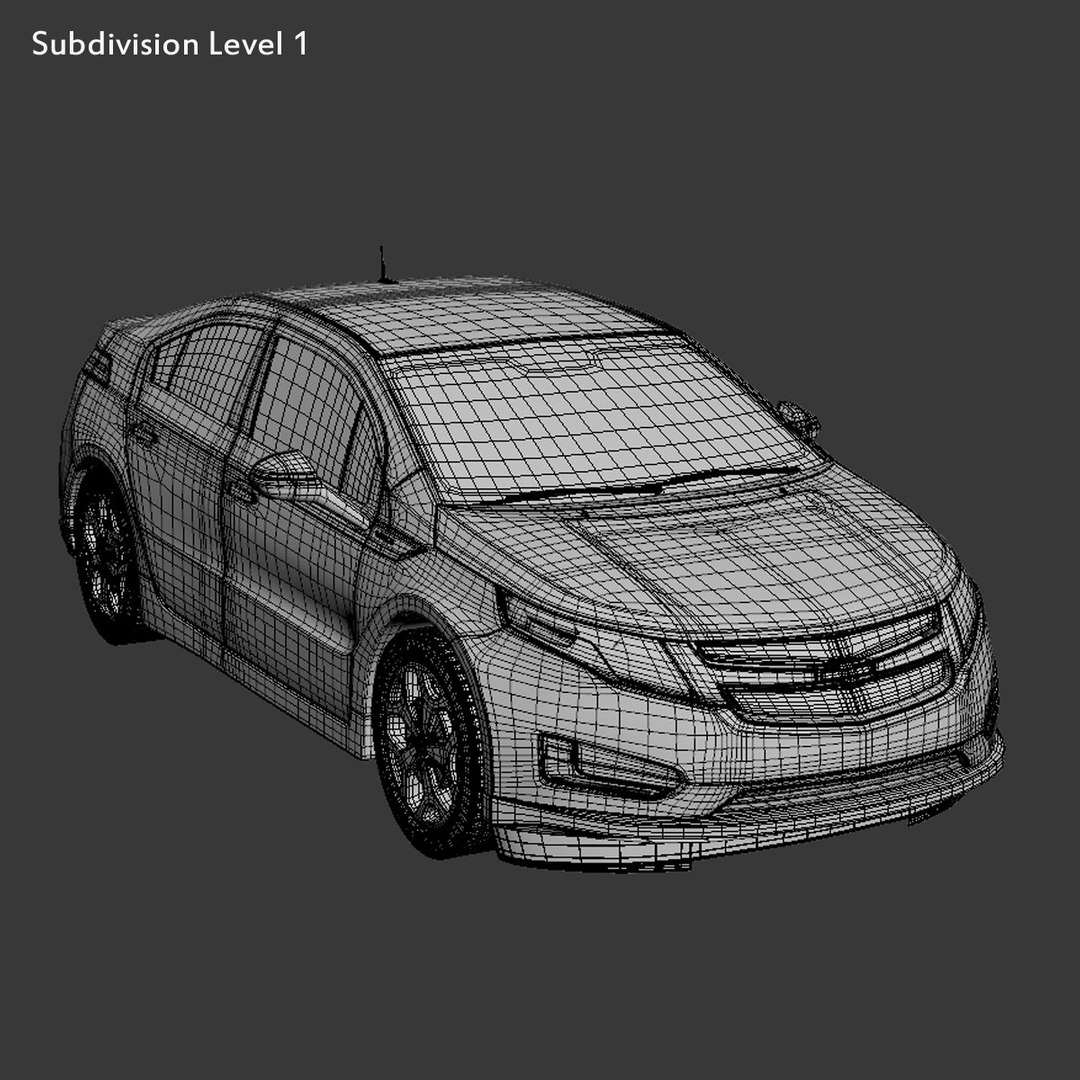 3d Chevy Volt Model