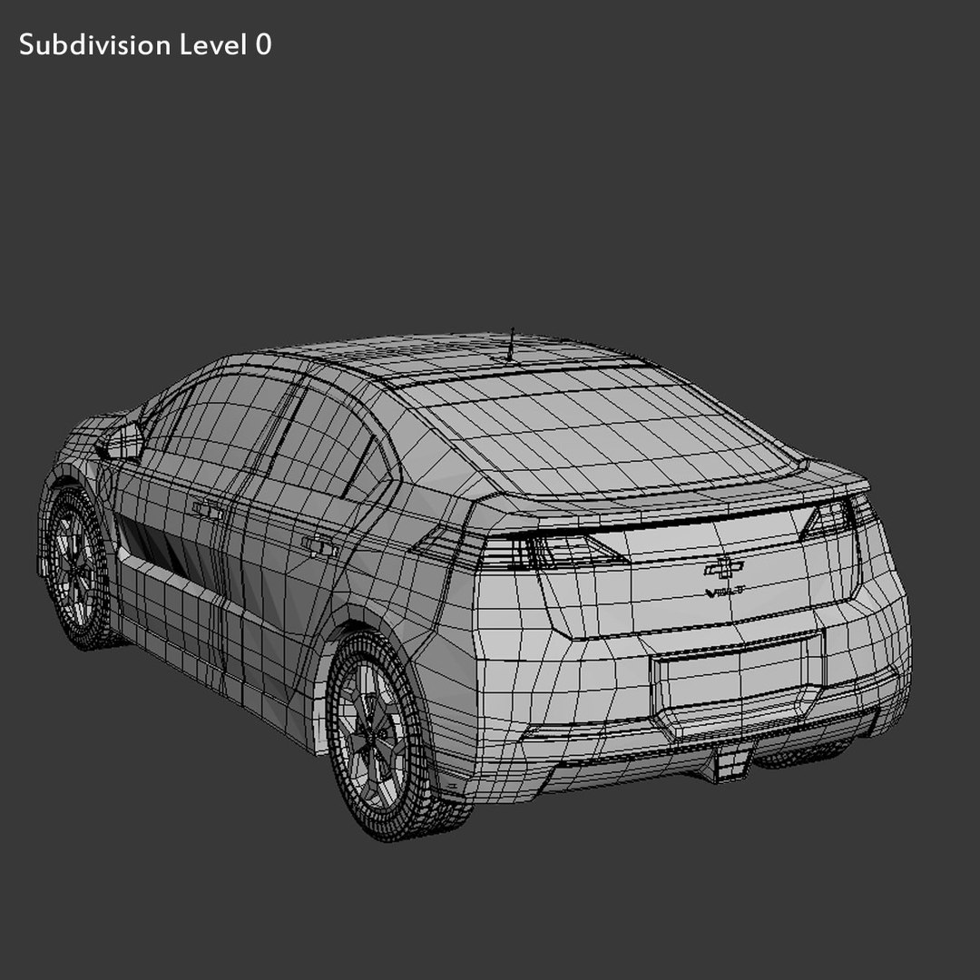 3d Chevy Volt Model