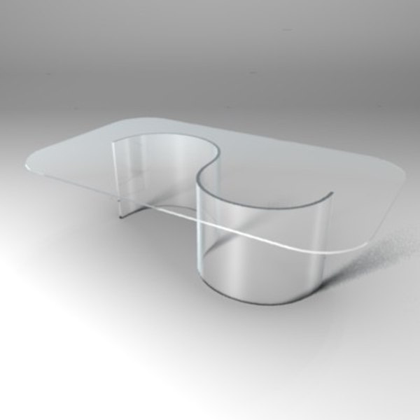 glass table 3d 3ds