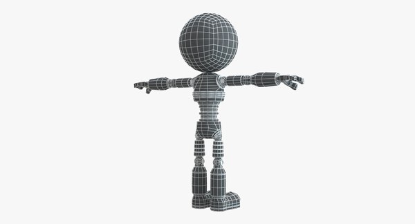 3d robot modelled