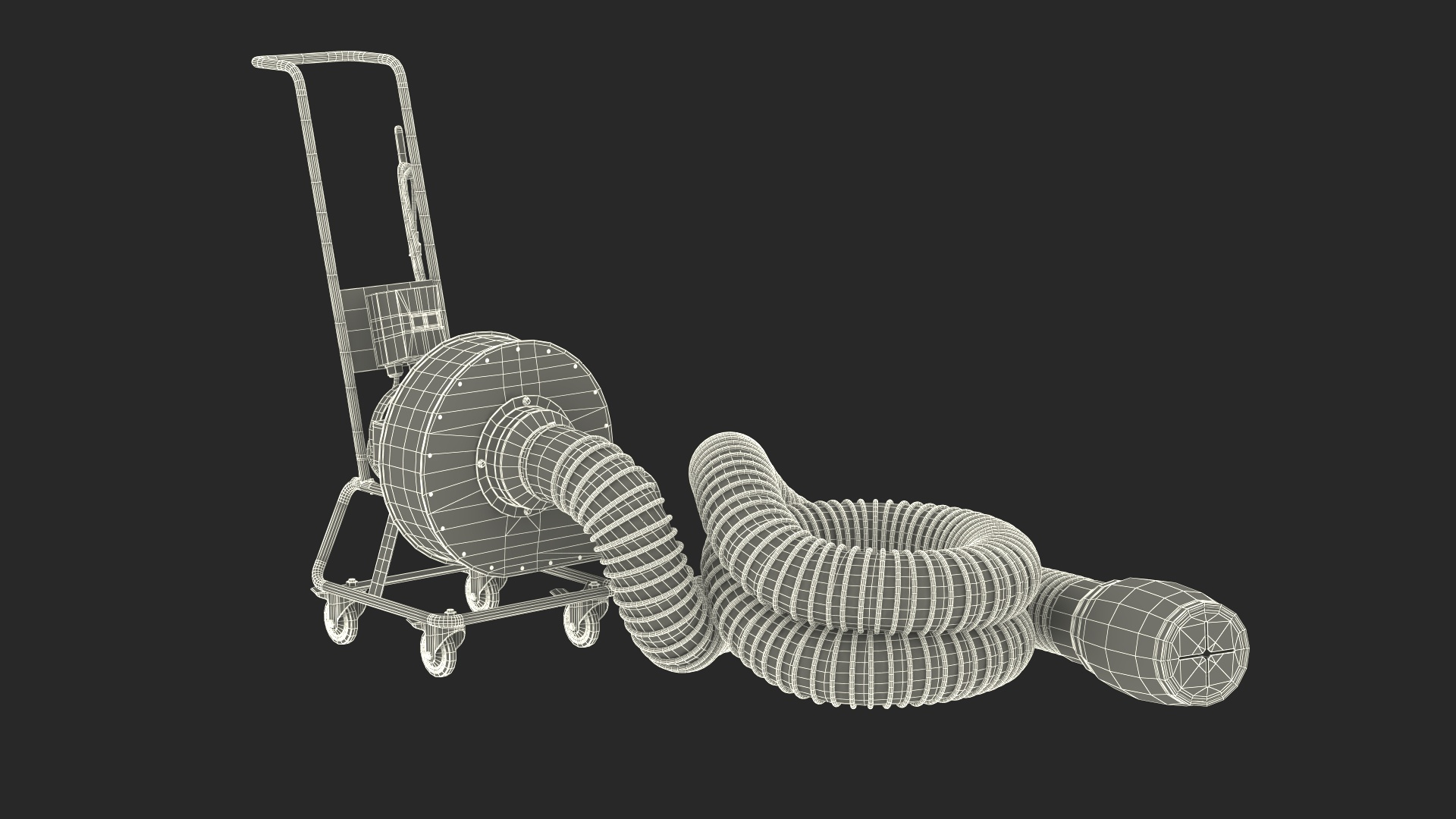 3D Car Exhaust Extractor Rigged - TurboSquid 2307390