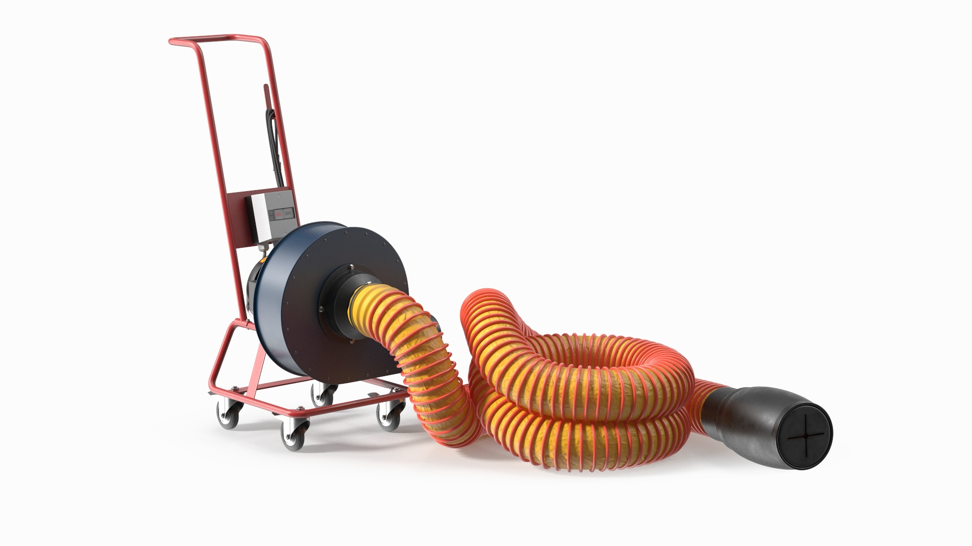 3D Car Exhaust Extractor Rigged - TurboSquid 2307390