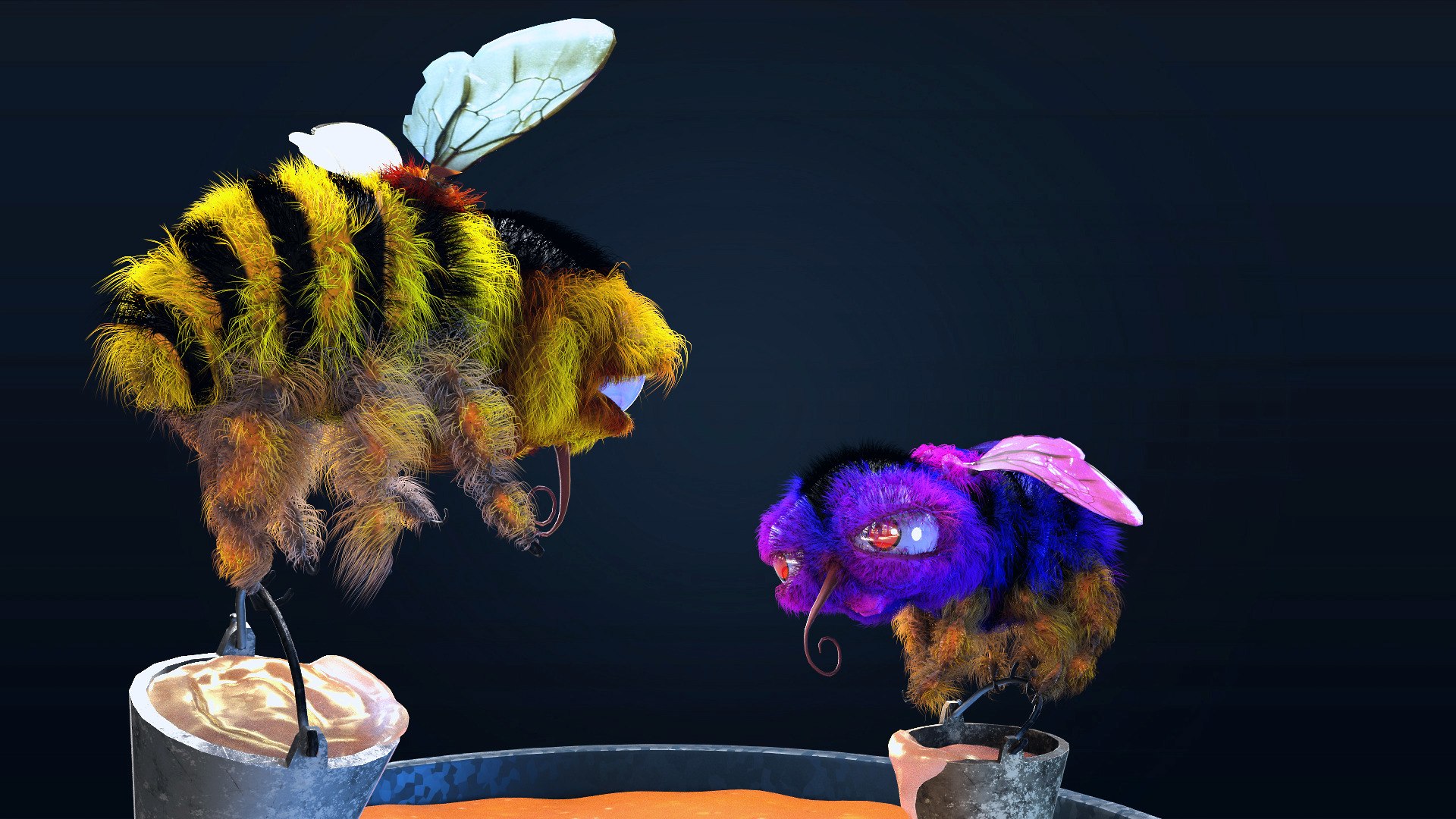 Strange Bee 3D Model - TurboSquid 1826561